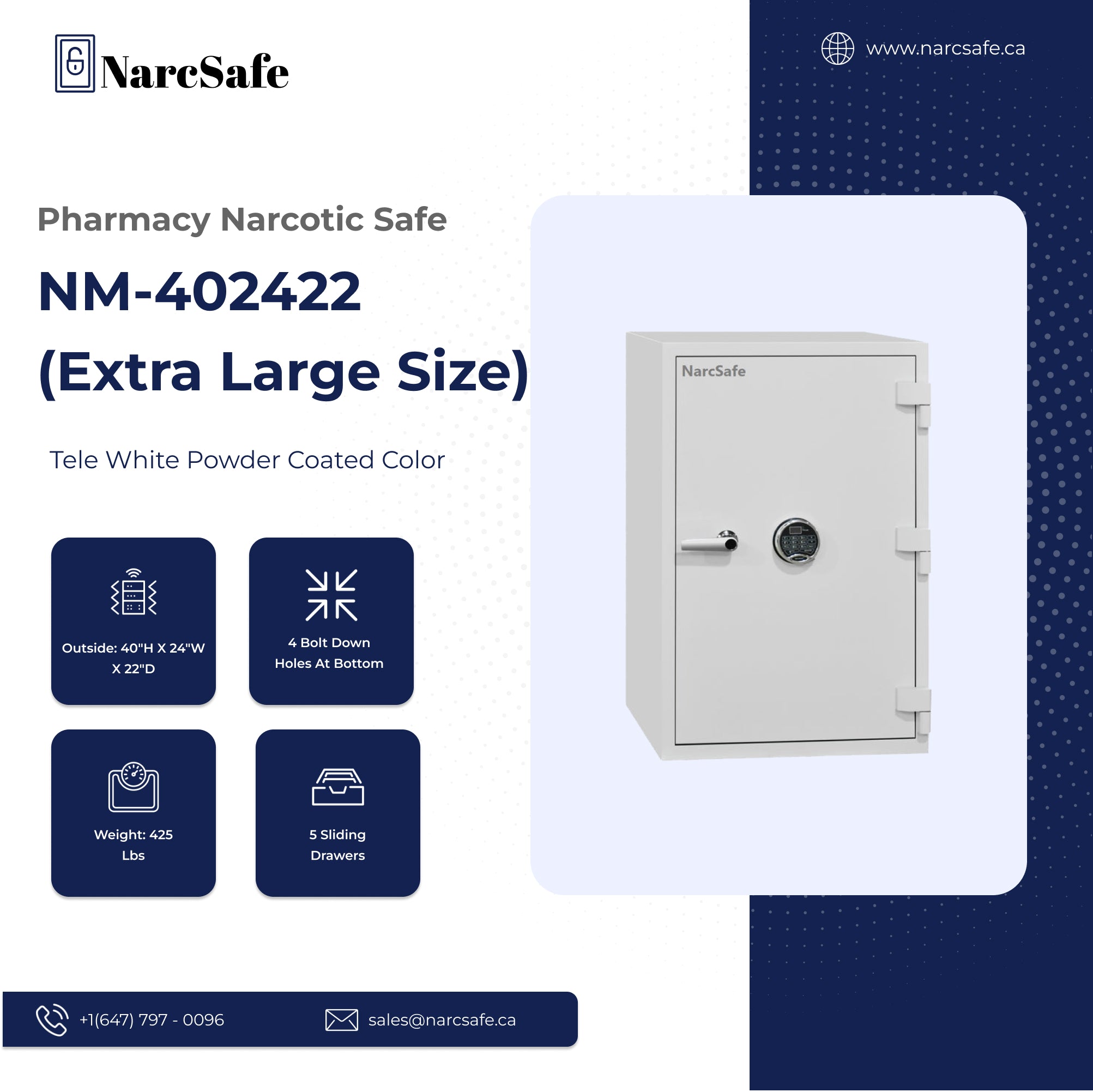 Pharmacy Safe for Narcotics Storage – Narcsafe