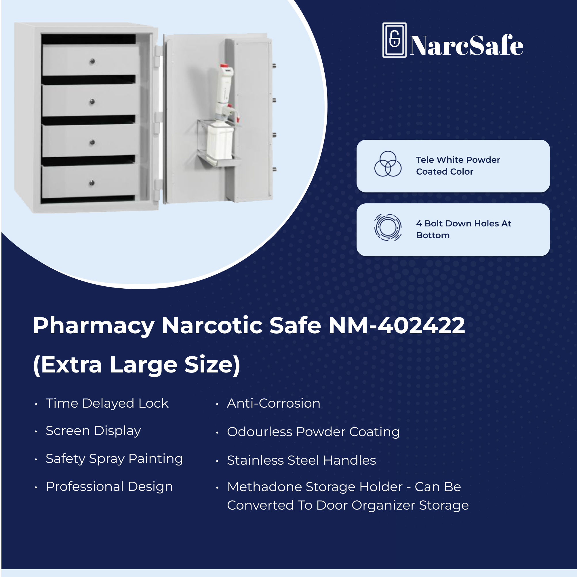 Pharmacy Narcotic Safe NM-402422 – Narcsafe